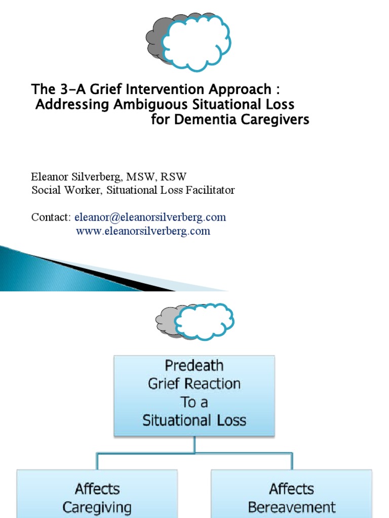 The 3-A Grief Intervention Approach: Addressing Ambiguous Situational ...