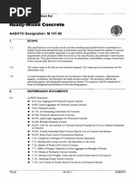 AASHTO M 199: Manhole Specifications | PDF | Concrete | Cement