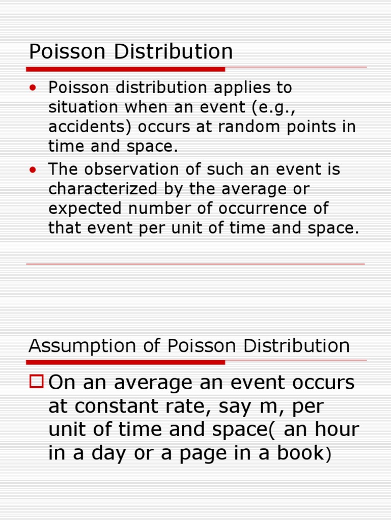 Poisson Distribution | PDF | Poisson Distribution | Teaching Mathematics