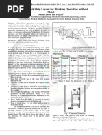 Progressive Die Strip Layout Guide | PDF | Sheet Metal | Metalworking