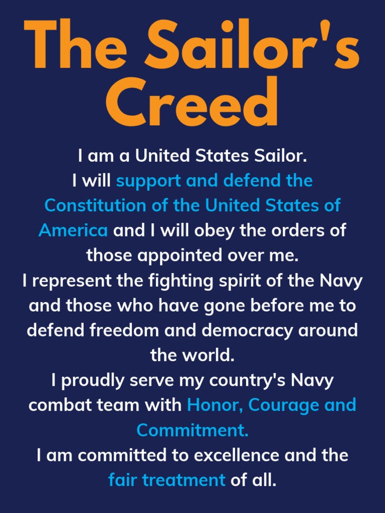 The Sailor's Creed | PDF