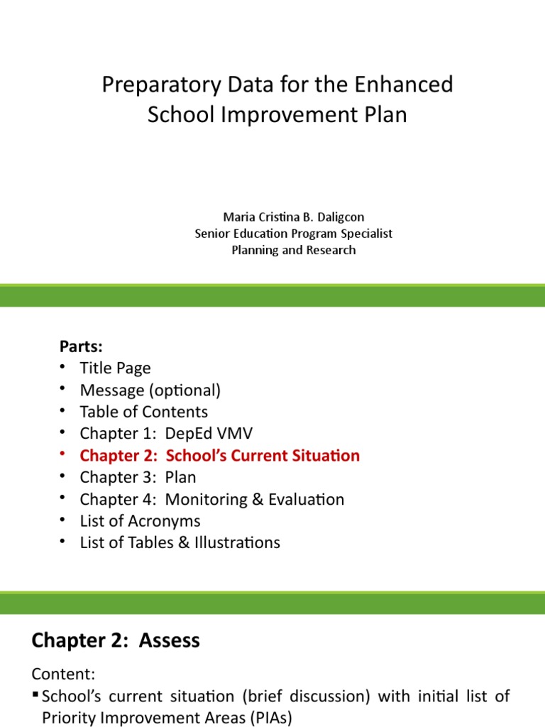 Developing a Data-Driven School Improvement Plan | PDF | Curriculum ...