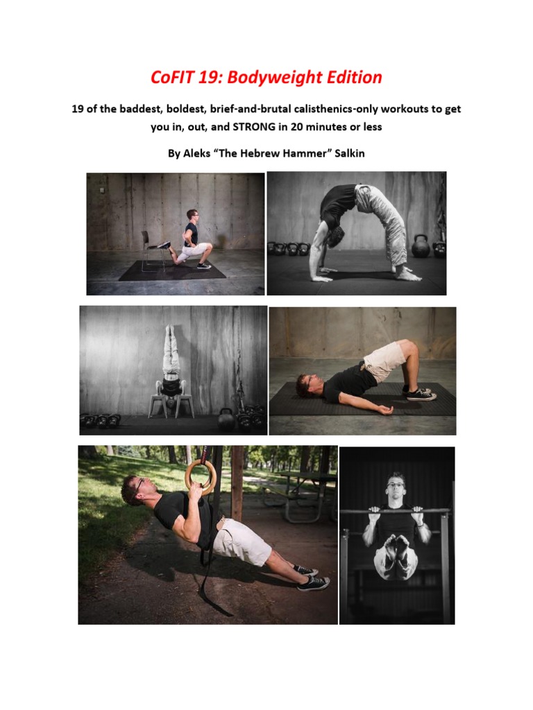 Cofit 19: Bodyweight Edition | PDF | Kettlebell | Physical Fitness