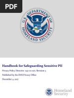 Safeguarding Sensitive PII Guidelines | PDF | Laptop | Information Science