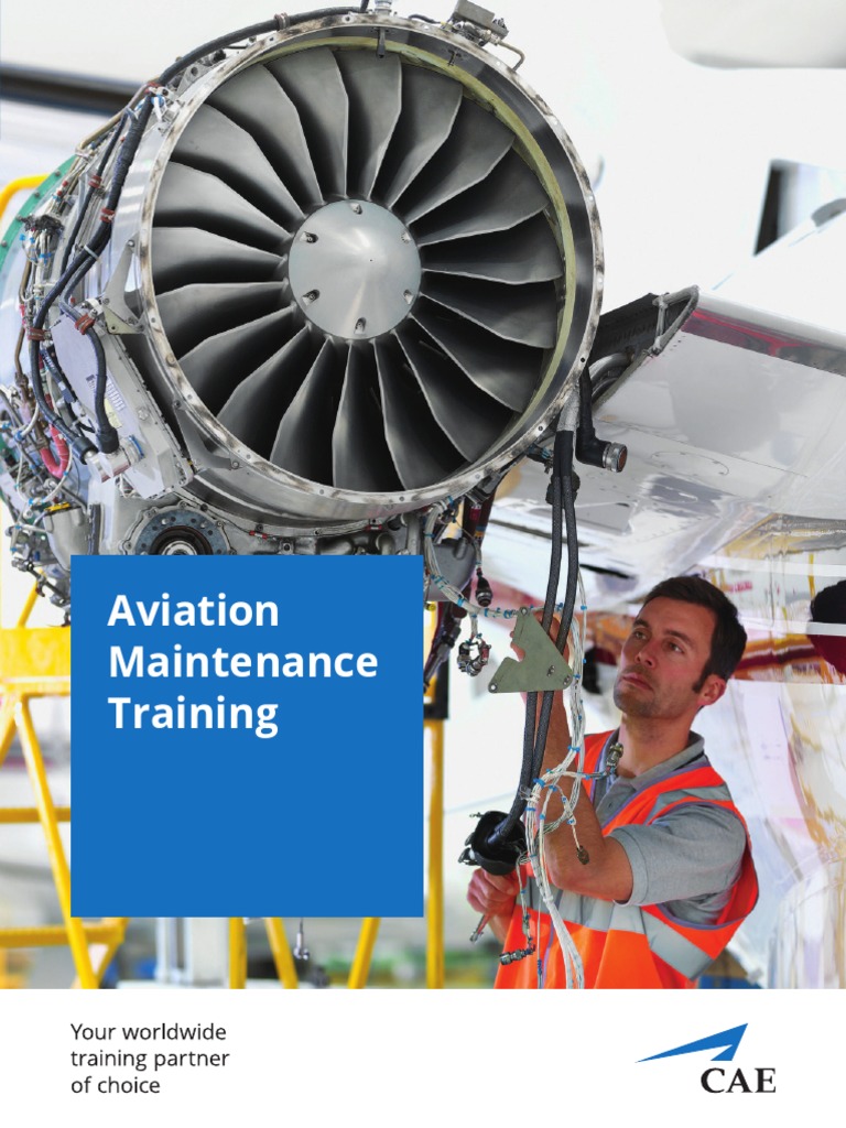 Caeb 7542 60 Aircraft Maintenance Training Brochure Update December ...