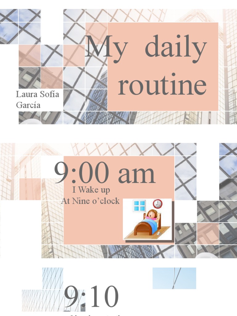 My Daily Routine: Laura Sofía García | PDF