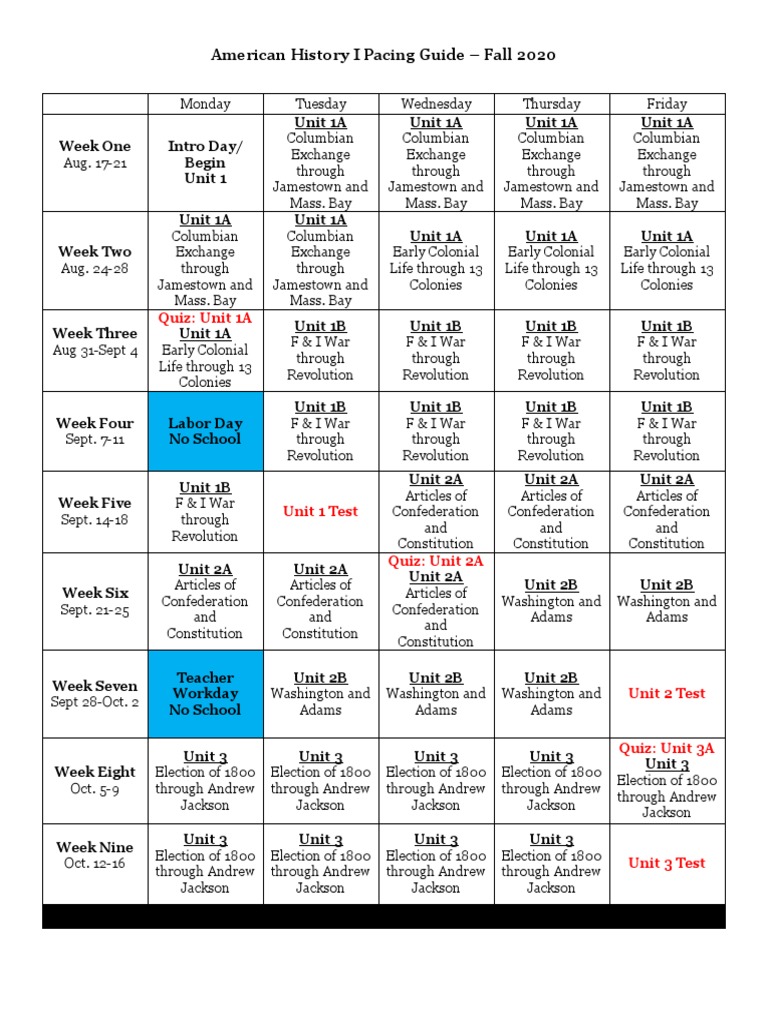 History Course Schedule | PDF | Holidays | Public Holiday