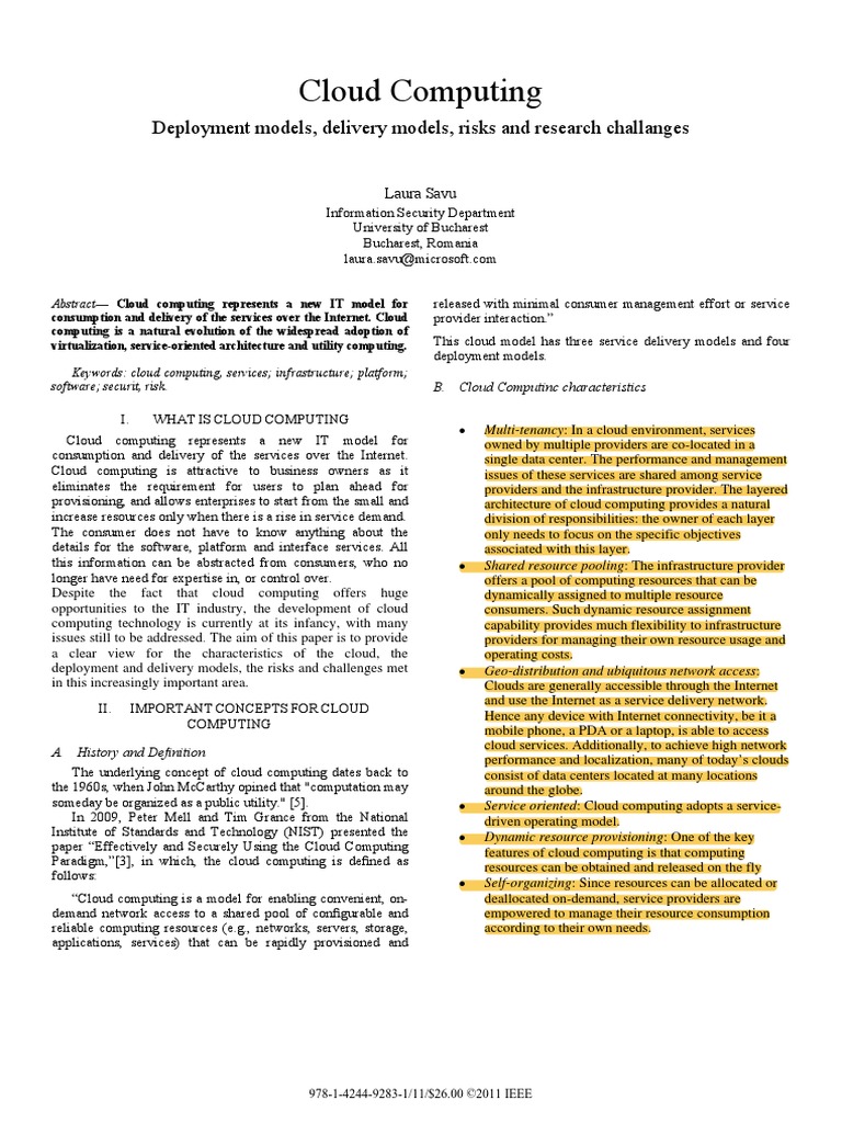 Paper 12 Modelo PDF | PDF | Platform As A Service | Cloud Computing