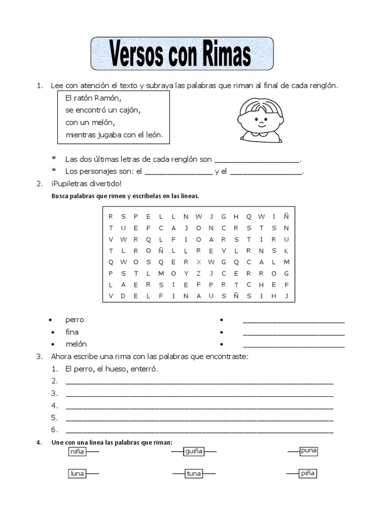 Versos Con Rimas | PDF | Poesía