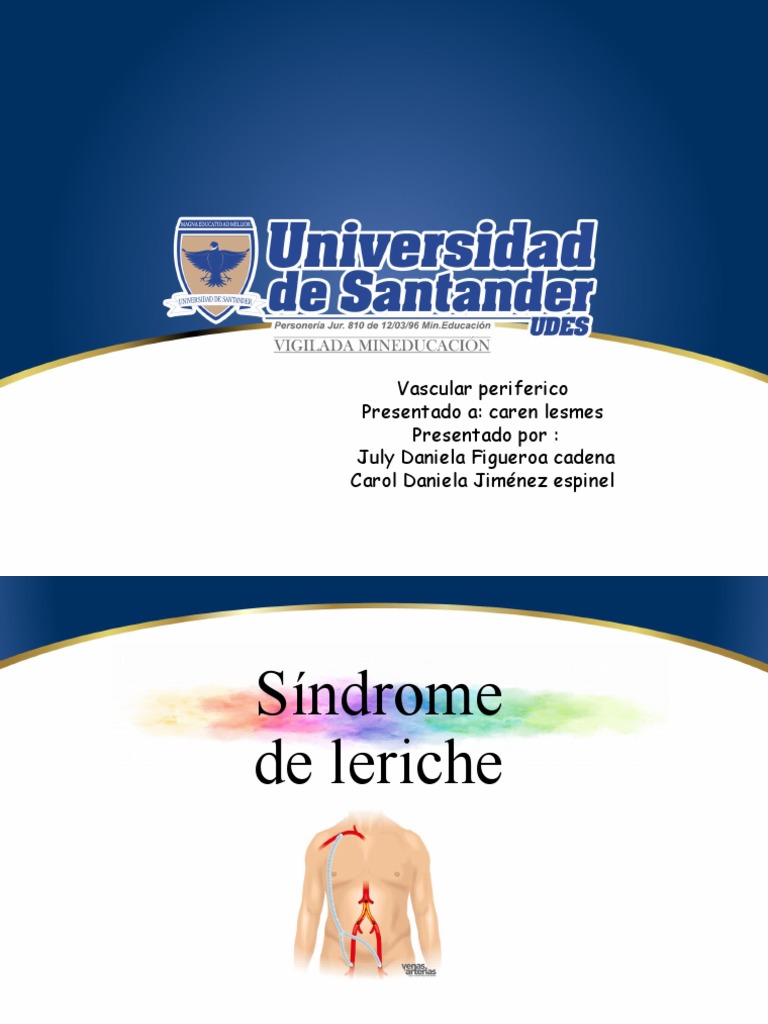 Sindrome de Leriche Presentacion | PDF | Angiografía | Angiología