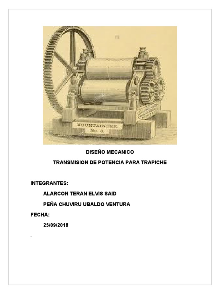 Engranajes Final Pdf Engranaje Máquinas