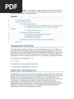Metodos para Determinar El Punto de Fusion | PDF | Tolueno | Química