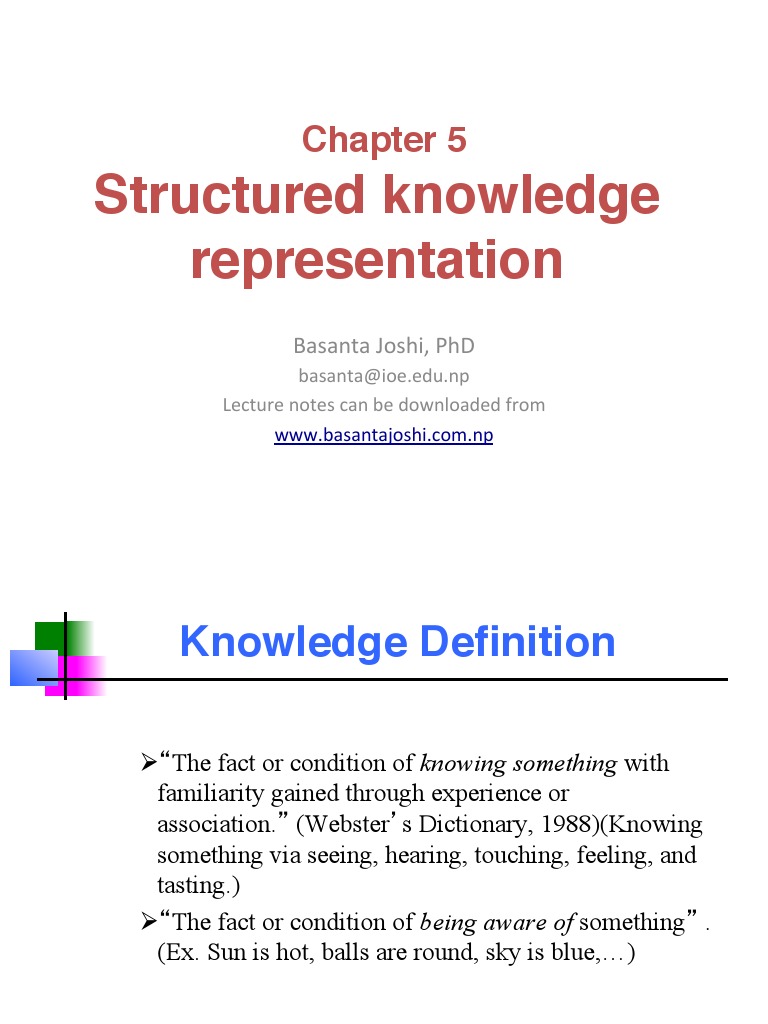 AI Knowledge Representation | PDF | First Order Logic | Logic