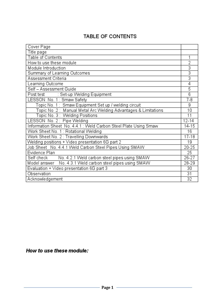 CBLM Smaw NC Ii Pipe | PDF | Welding | Construction