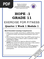 Hope 1 Quarter 2 Modules 1 7 | PDF | Physical Fitness | Human Nature