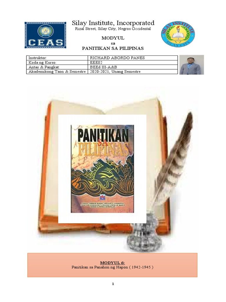 Modyul 6 Panitikan Sa Pilipinas | PDF