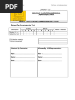 VRV Testing Check Sheet | PDF | Automation | Applied And ...