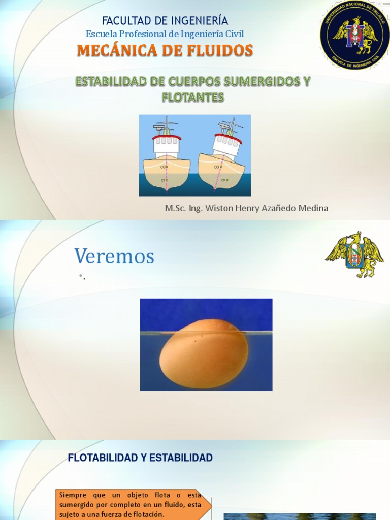 20201-06 B Flotabilidad Estabilidad PDF | PDF | Física | Mecánica