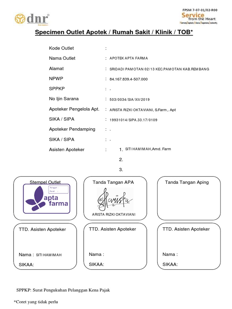 Data Profil Apotek | PDF