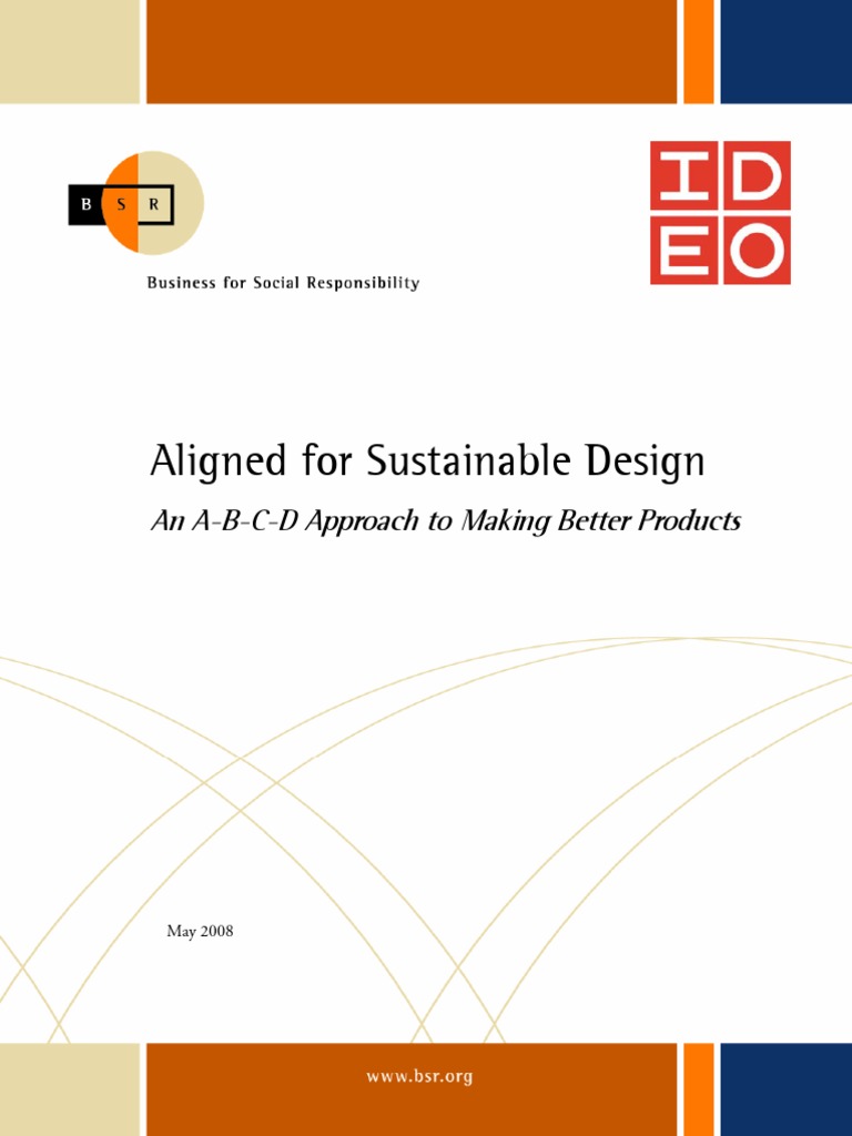 Sustainable Design: A-B-C-D Framework | PDF