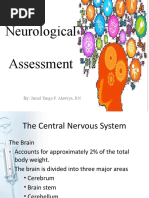 Neuro Observation Sheet | PDF | Pain | Neurology