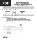 Fundamentals of Networking Course Outline | PDF | Computer Network ...