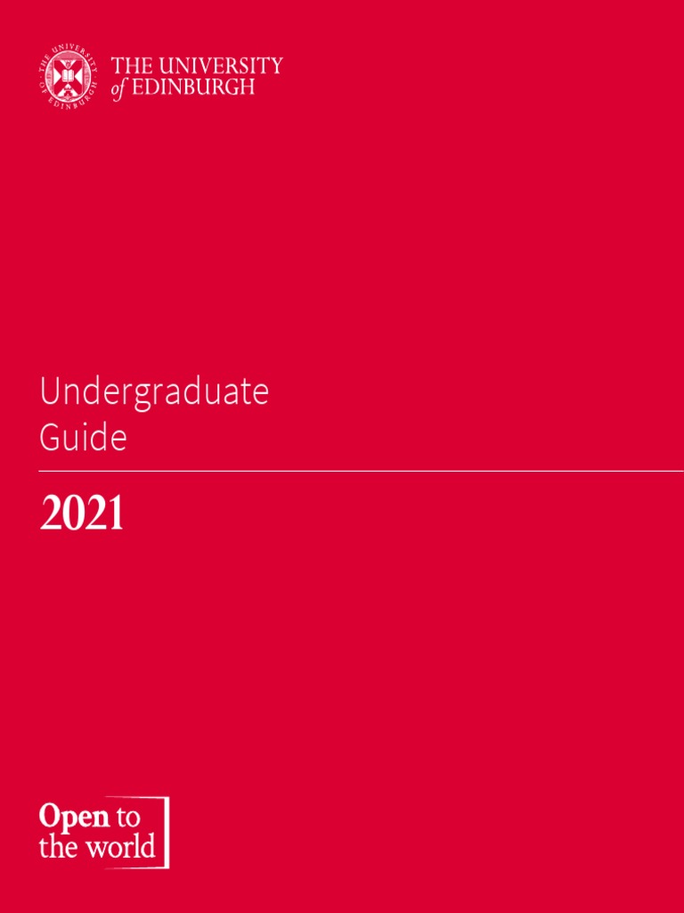 University of Edinburgh | PDF | Academic Degree | Master's Degree
