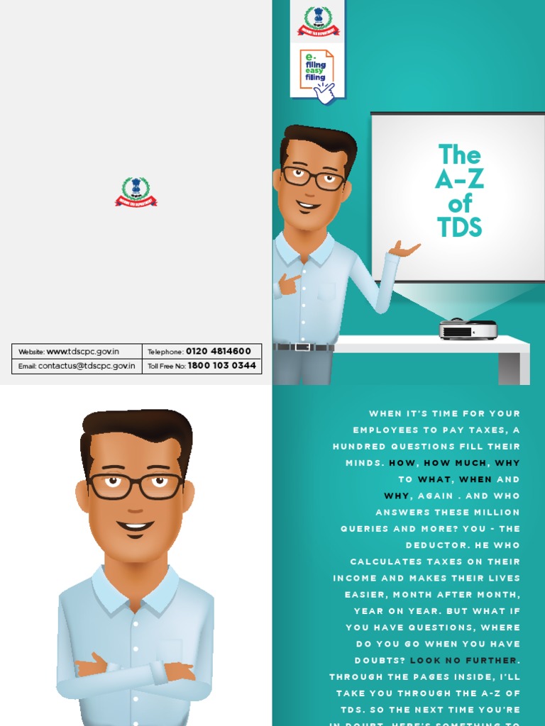 TDS BROCHURE Final PDF | PDF | Tax Deduction | Payments
