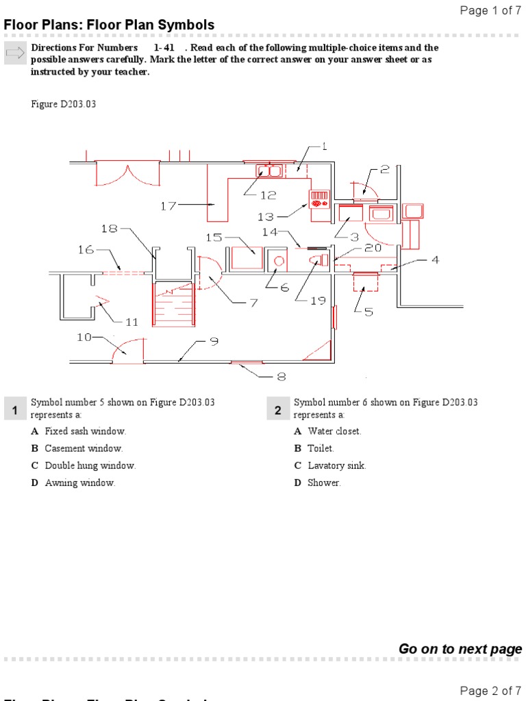 Floor Plans Floor Plan Symbols | PDF | Door | Window