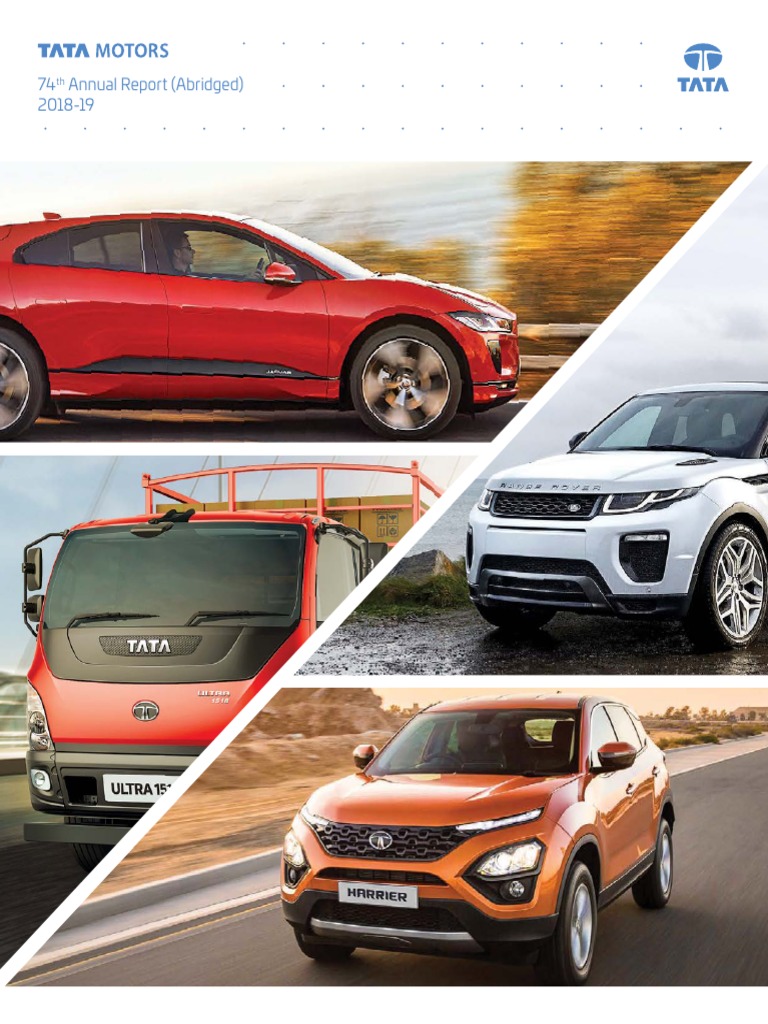 Abridged Annual Report 2018 2019 PDF | PDF | Economic Growth | Car