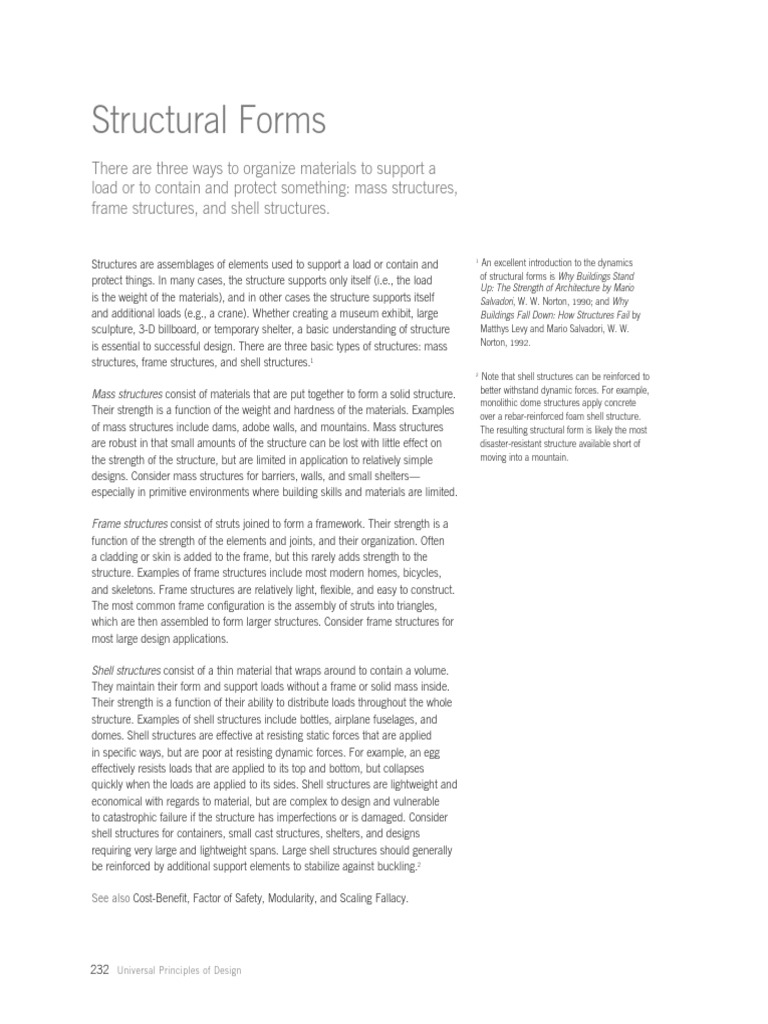 An Overview of the Three Basic Types of Structural Forms: Mass ...