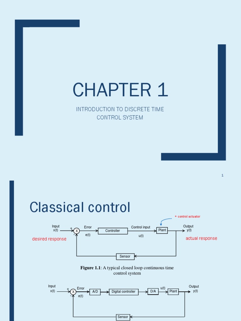 Introduction To Discrete Time Control System | PDF | Analog To Digital Converter | Control Theory