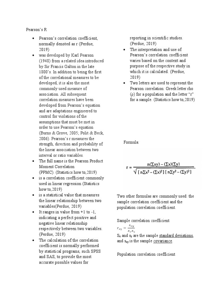 Calculating Pearson's Correlation Coefficient: A Step-by-Step Guide ...