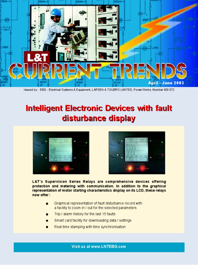 Intelligent Electronic Devices With Fault Disturbance Display (Apr - Jun 03) | PDF | Global ...