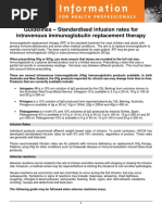 IVIg Administration Guidelines at RCH | PDF | Intravenous Therapy ...