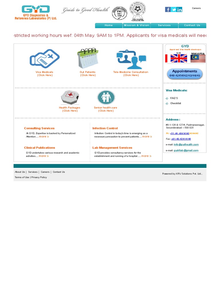 GYD Health Gyd Health, Gyd Diagnostics, Diagnostic Centres in Hyderabad ...