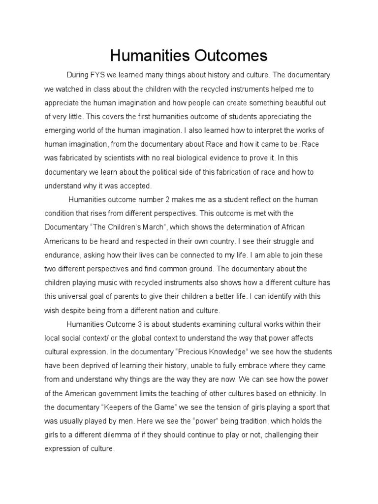 Portfolio | PDF | Race (Human Categorization) | Humanities