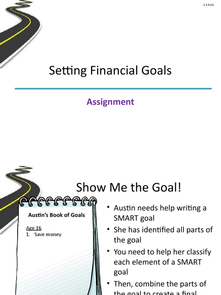 Setting Financial Goals - Assignment | PDF | Economies | Business
