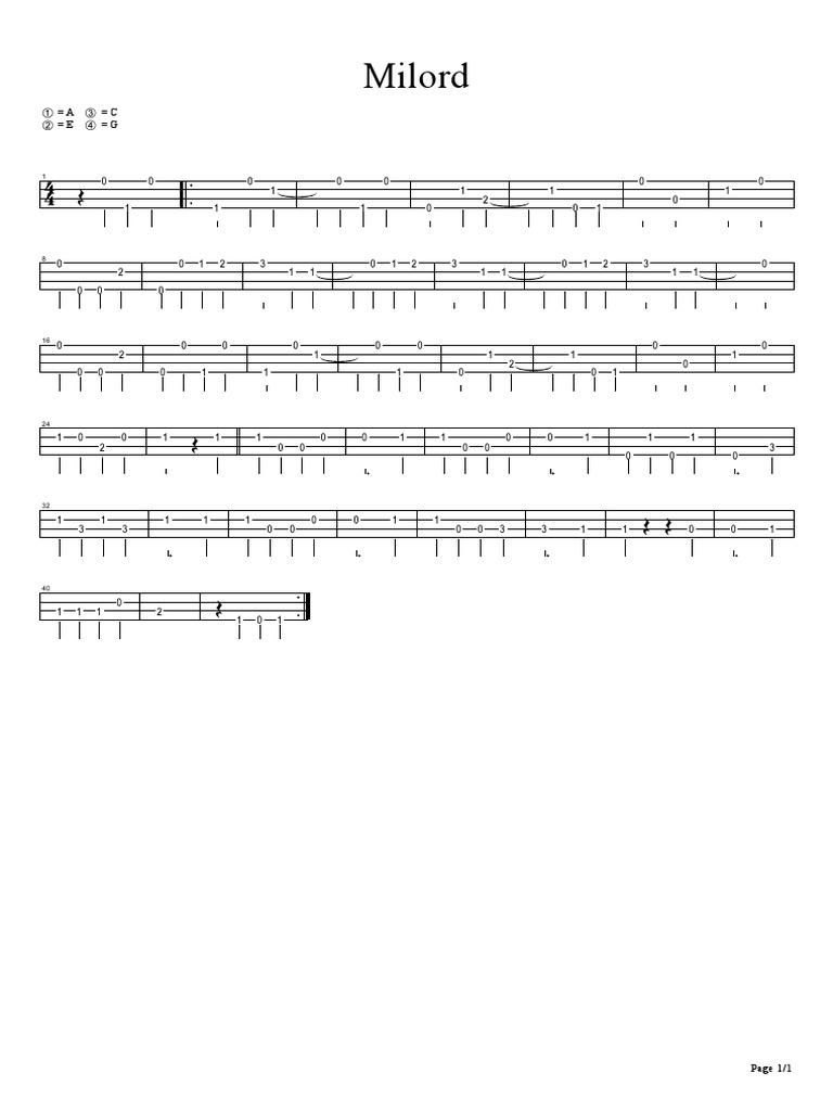 Milord | PDF