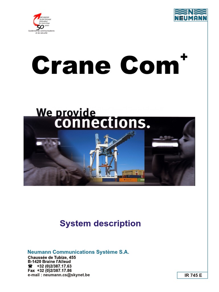 Crane Communication System: Description of the Crane Com+ On-Line ...