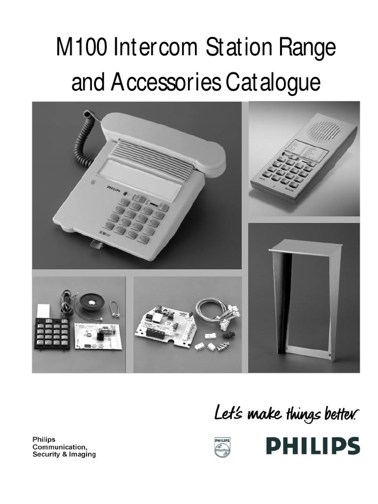 M100 Intercom Station Range and Accessories Catalogue | PDF ...