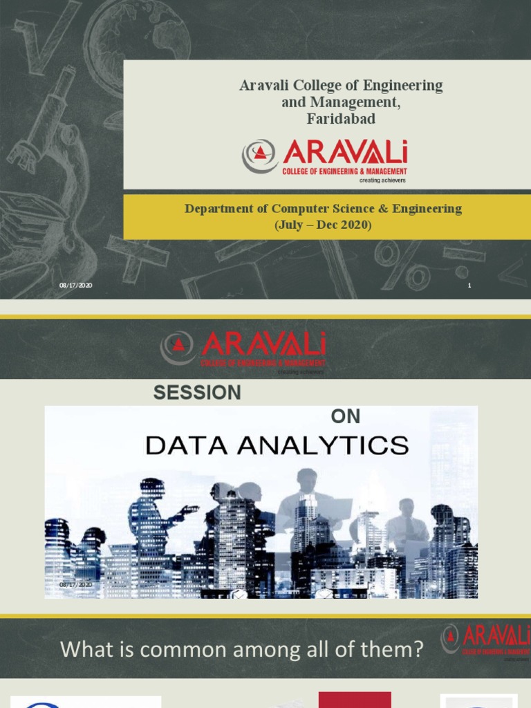 ACEM CSE Data Analytics | PDF | Analytics | Data