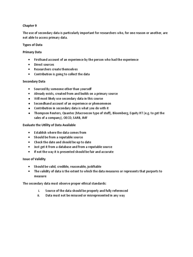 Research Methodology Unit 3 Notes | PDF | Interview | Focus Group