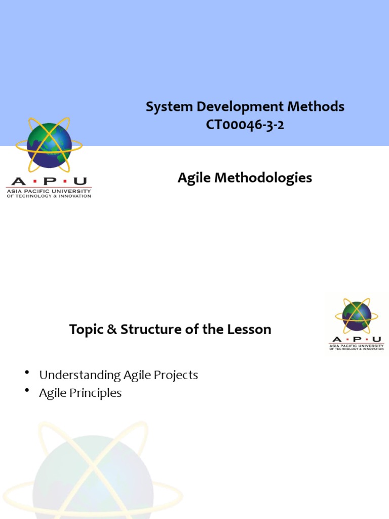 04 Week3 Agile Methodologies | PDF | Agile Software Development | Software Development Process