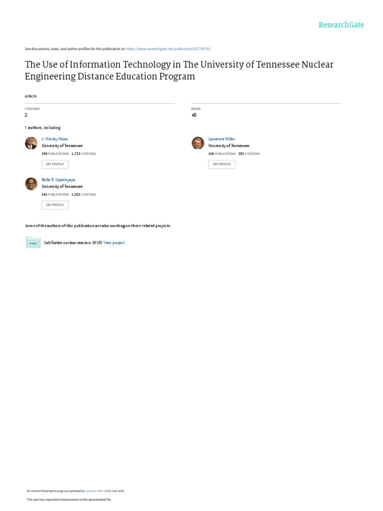 The Use of Information Technology in The Universit | PDF | Computing ...