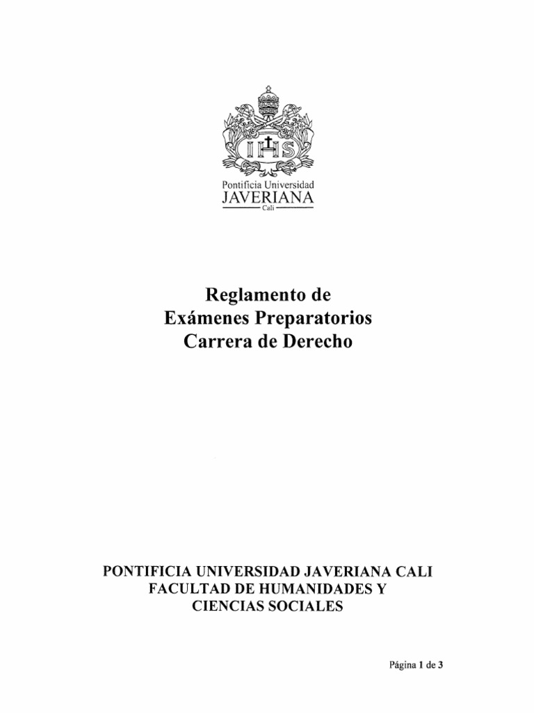 Reglamento Exámenes Preparatorio | PDF
