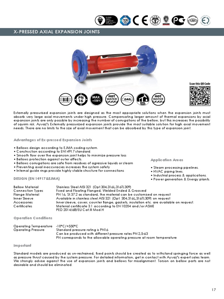 Ayvaz X-Pressed Expansion Joint ENG | PDF | Civil Engineering ...