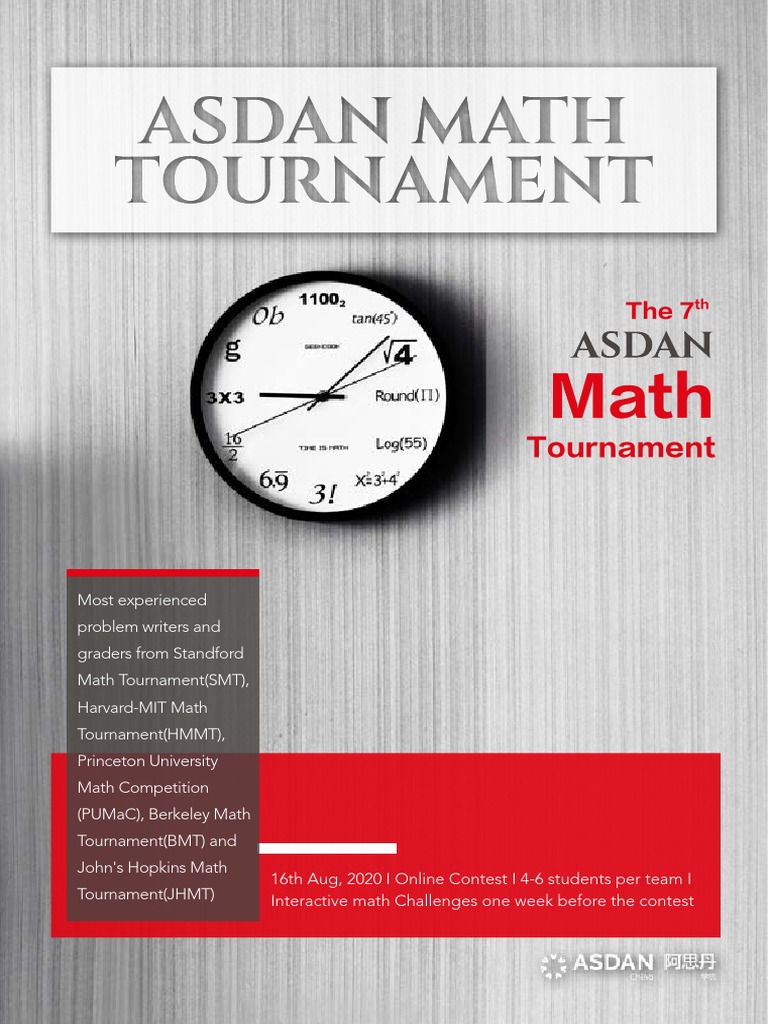 File 1 ASDAN Math Tournament PDF | PDF | Test (Assessment) | Teaching ...