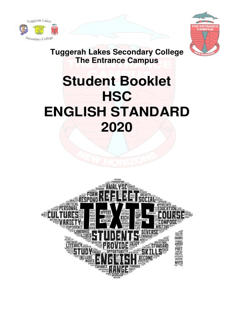 Student Booklet HSC English Standard 2020: Tuggerah Lakes Secondary ...