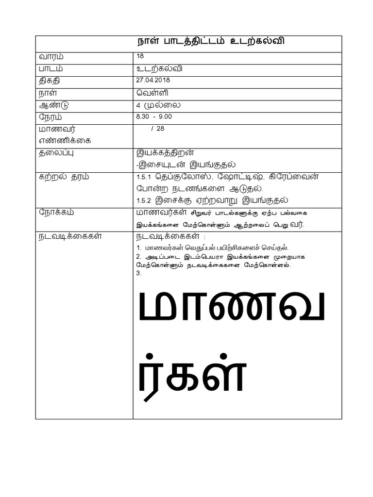 RPH PK, PJ - 15 | PDF